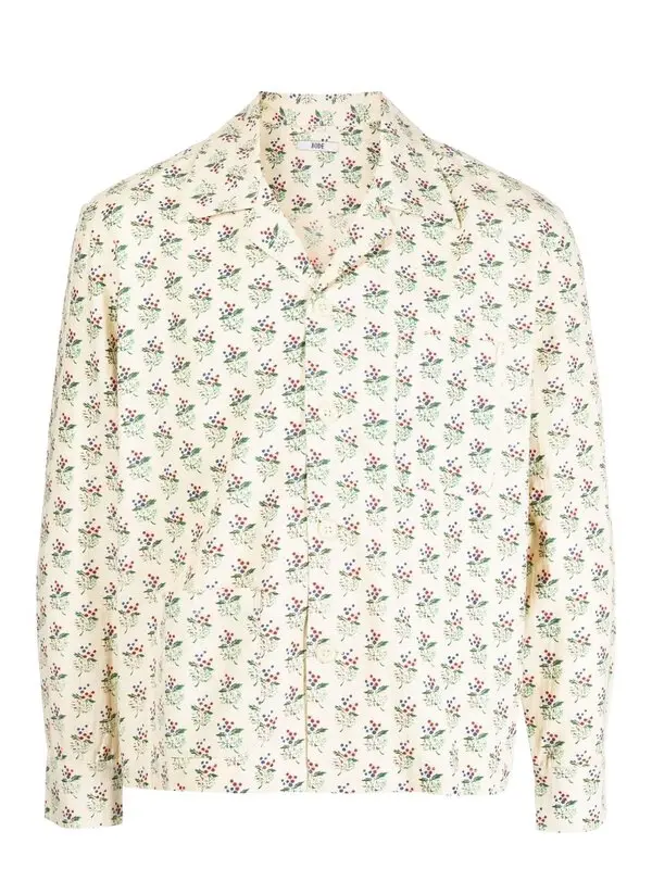BODE Floral-print Shirt - Yellow