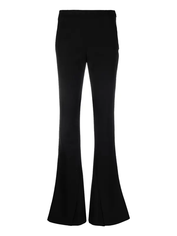 AMBUSH High-waisted Split Trousers - Black
