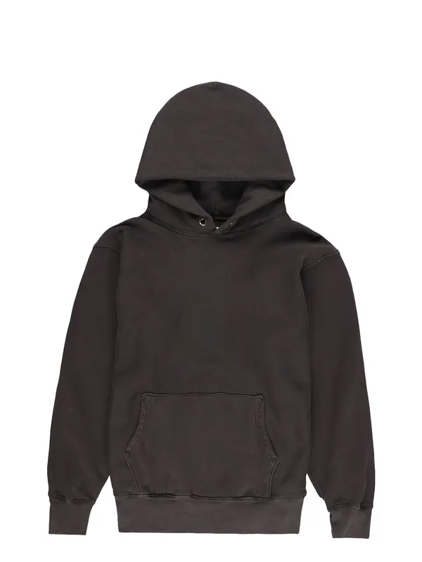 LES TIEN Pouch Cotton Hoodie - Black