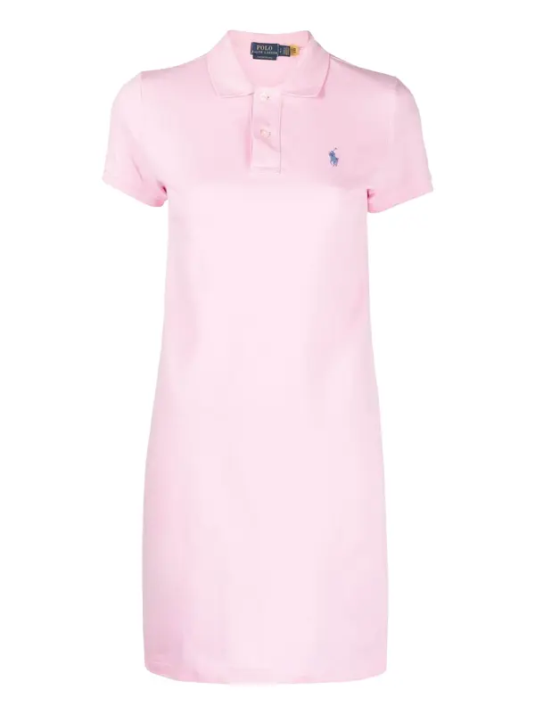 Polo Ralph Lauren Polo Pony Short-sleeved Dress - Pink