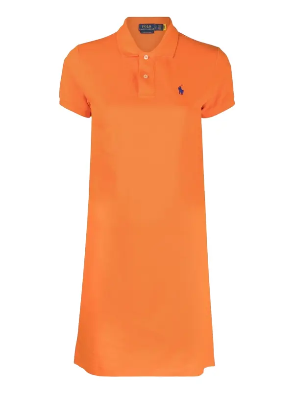 Polo Ralph Lauren Polo Pony Short-sleeved Dress - Orange