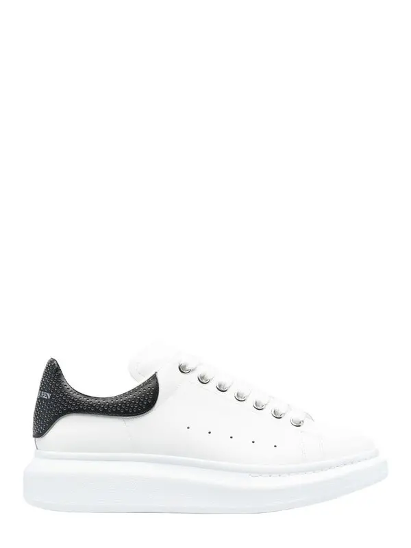 Alexander McQueen Oversized Low-top Leather Sneakers - White