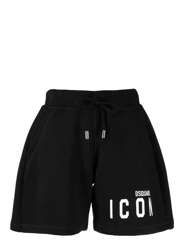 Dsquared2 Logo-print Track Shorts - Black