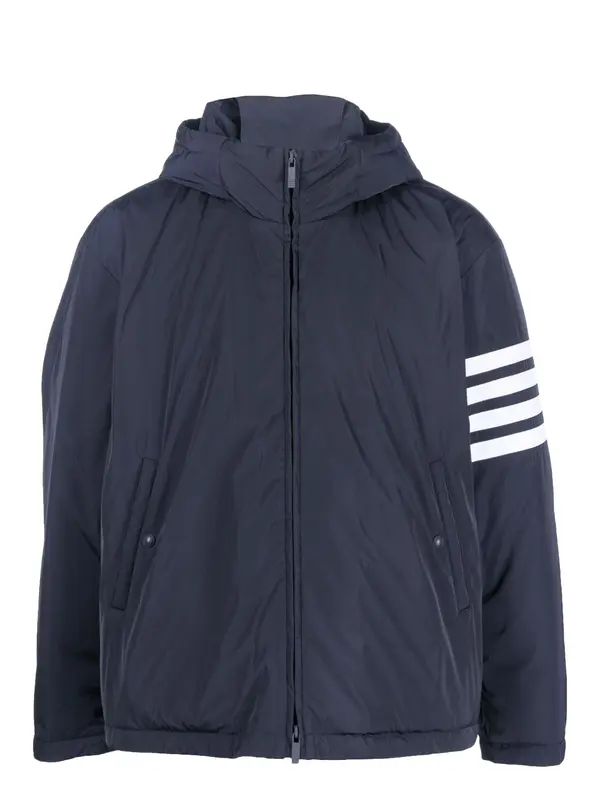 Thom Browne 4-bar Stripe Padded Jacket - Blue