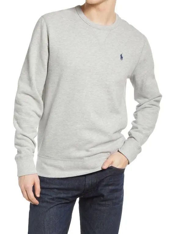 Ralph Lauren Fleece Crewneck Sweatshirt - Andover Heather