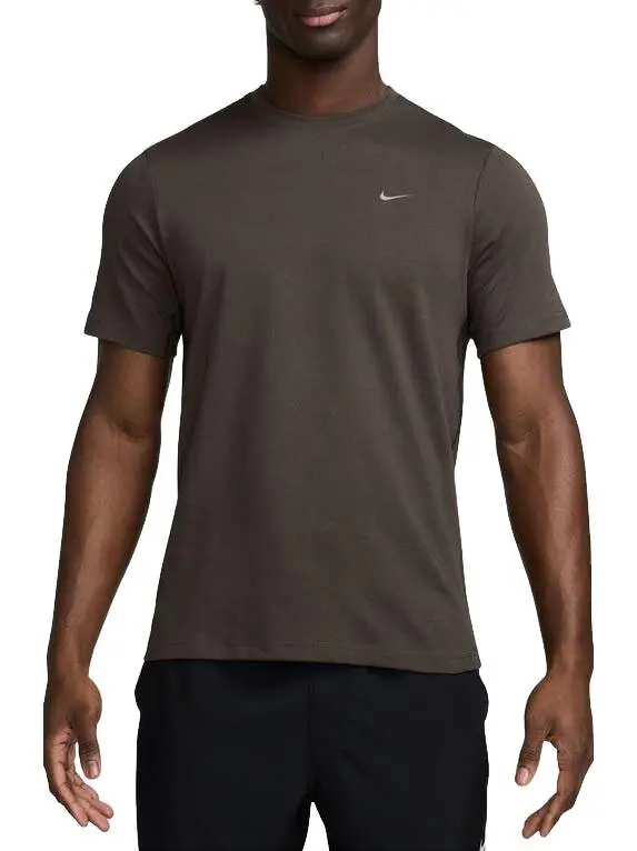 Nike Primary Training Dri-fit Short Sleeve T-shirt - Baroque Brown