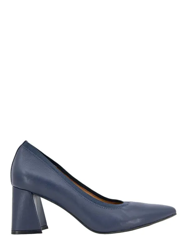 KENNETH COLE Dionne Pointed Toe Slip On Pumps - Navy