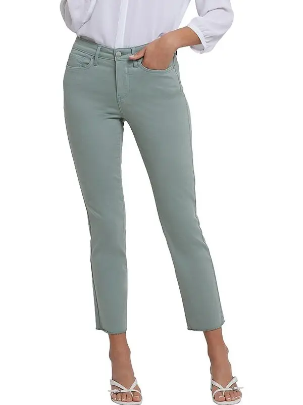 NYDJ Petite Sheri Cropped Skinny Jeans - Mistletoe