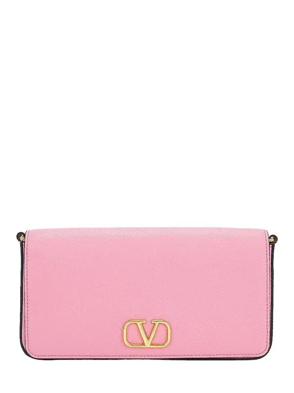 Valentino Garavani V Logo Signature Shoulder Bag - Candy Rose