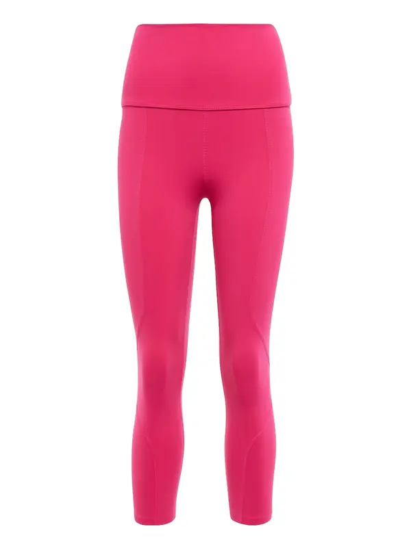 Live The Process Geometric High-rise Leggings - Pink