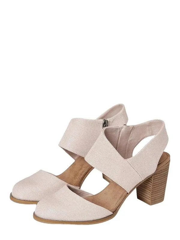 Toms Majorca Closed Toe Heeled Sandal - Pink