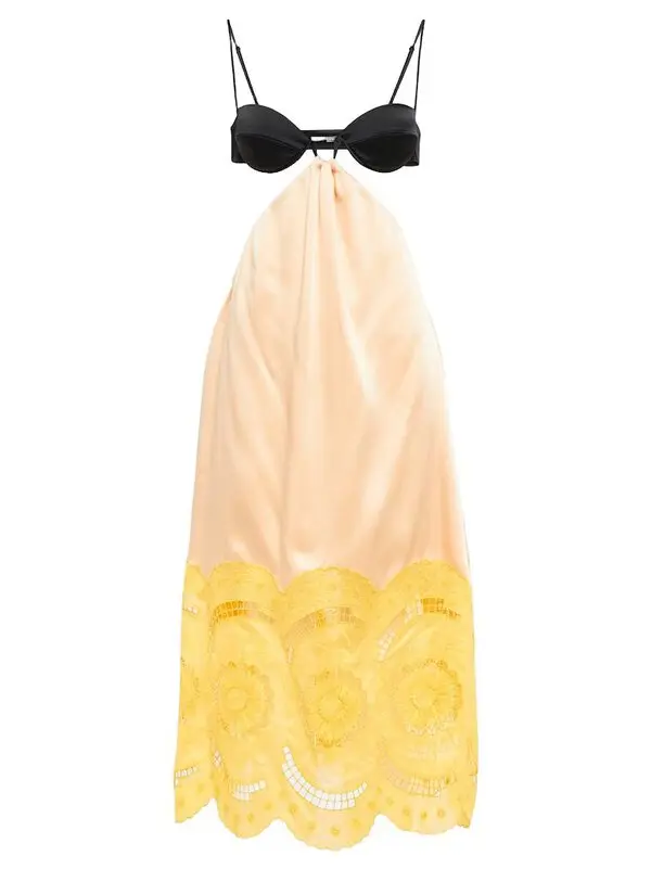 Stella McCartney Embroidered Cutout Gown - Multicoloured