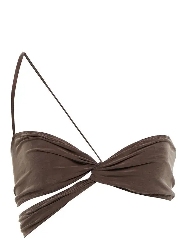 Jacquemus Le Bandeau Espelho Bra Top - Brown