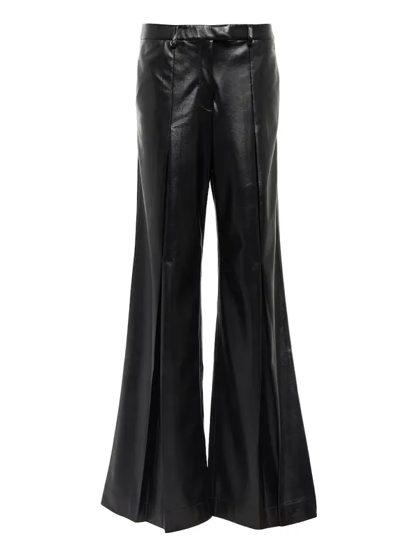 AYA MUSE Vortico Low-rise Wide-leg Pants - Black
