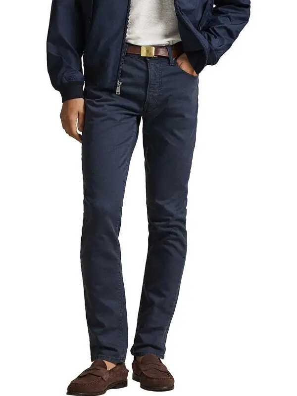Ralph Lauren Sullivan Slim Knitlike Chino Pant - Aviator Navy