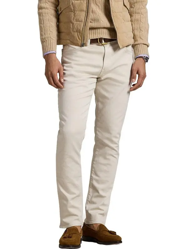 Ralph Lauren Sullivan Slim Knitlike Chino Pant - Dove Grey