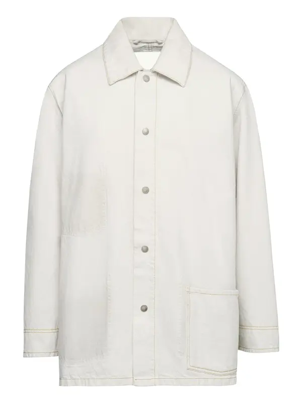 MAISON MARGIELA Selvedge Denim Shirt Jacket - White