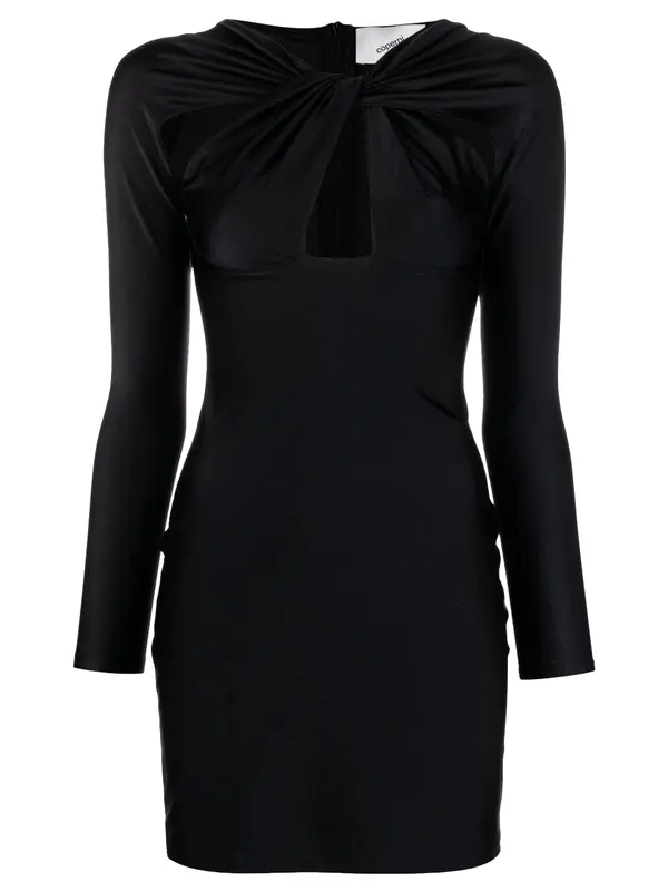 Coperni Cut-out Mini Dress - Black