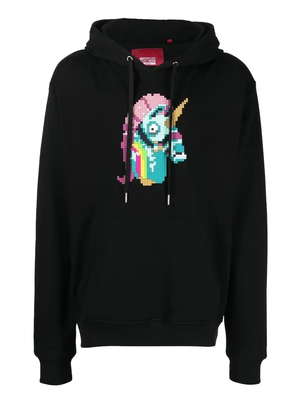 MOSTLY HEARD RARELY SEEN Unicorn Graphic Hoodie - Black