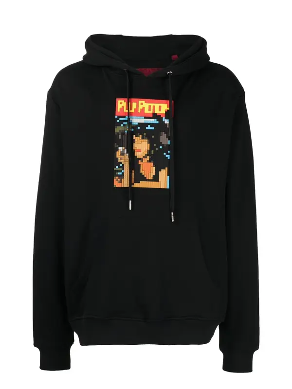 MOSTLY HEARD RARELY SEEN Pulp Fiction Long-sleeve Hoodie - Black