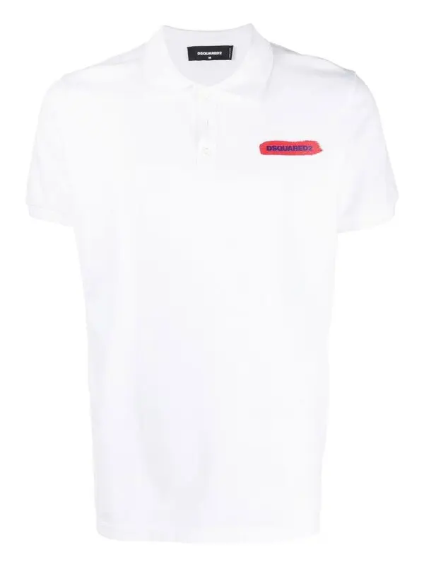 Dsquared2 Logo-print Polo Shirt - White