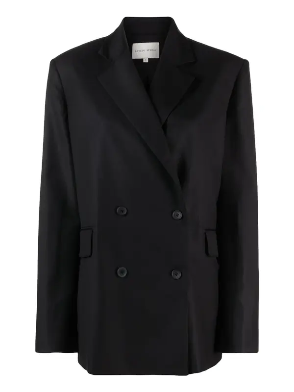 Loulou De Saison Donau Wool Blazer - Black