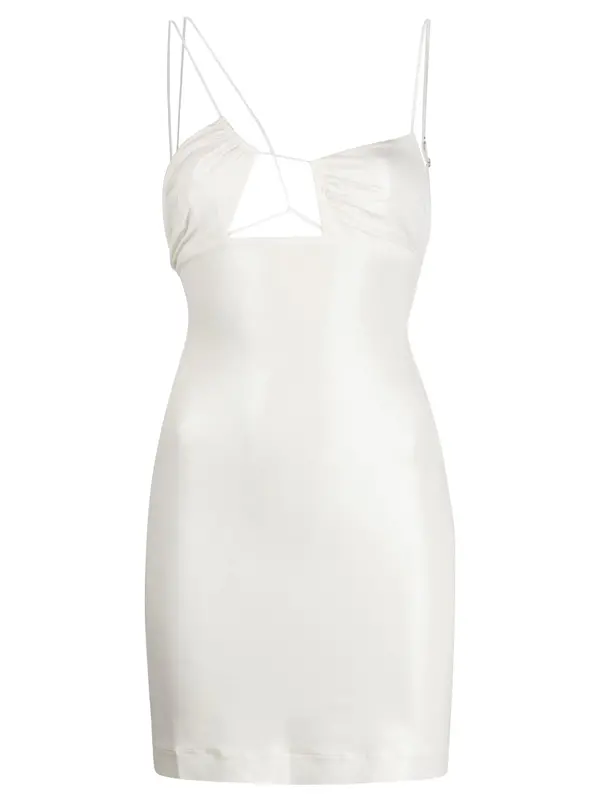 NENSI DOJAKA Cut-out Minidress - White