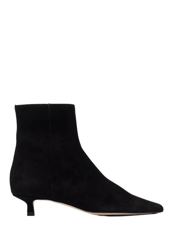 AeydĒ Suede Pointed-toe Boots - Black