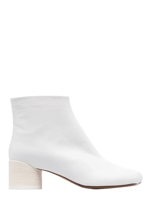 MAISON MARGIELA Anatomic 45mm Ankle Boots - White