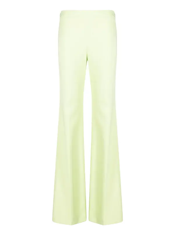 Moschino Flared High-waist Trousers - Green