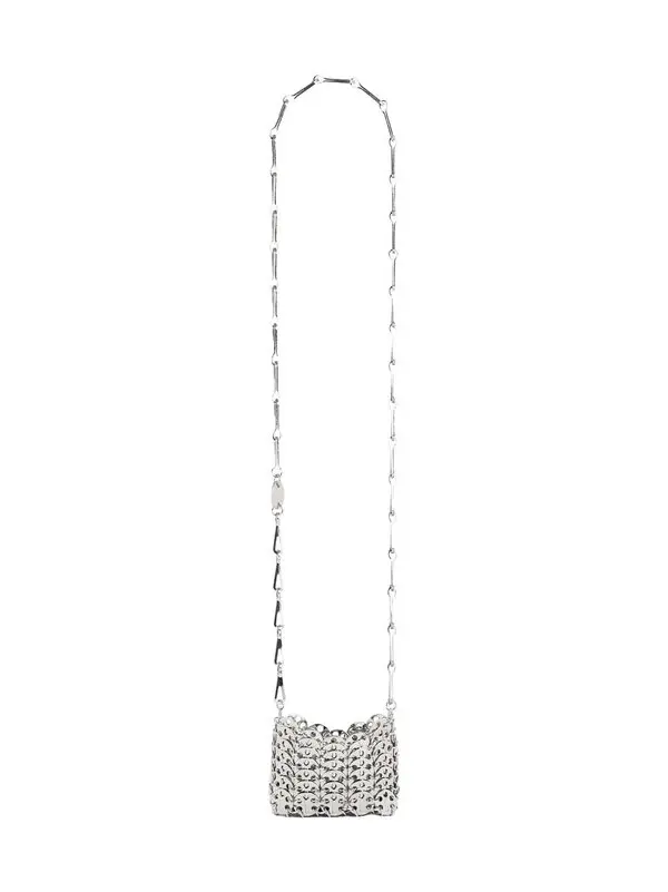Rabanne Micro 1969 Shoulder Bag - Silver