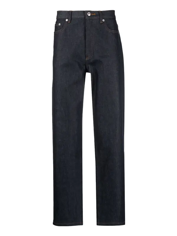 A.p.c. Martin Mid-rise Straight-leg Jeans - Blue