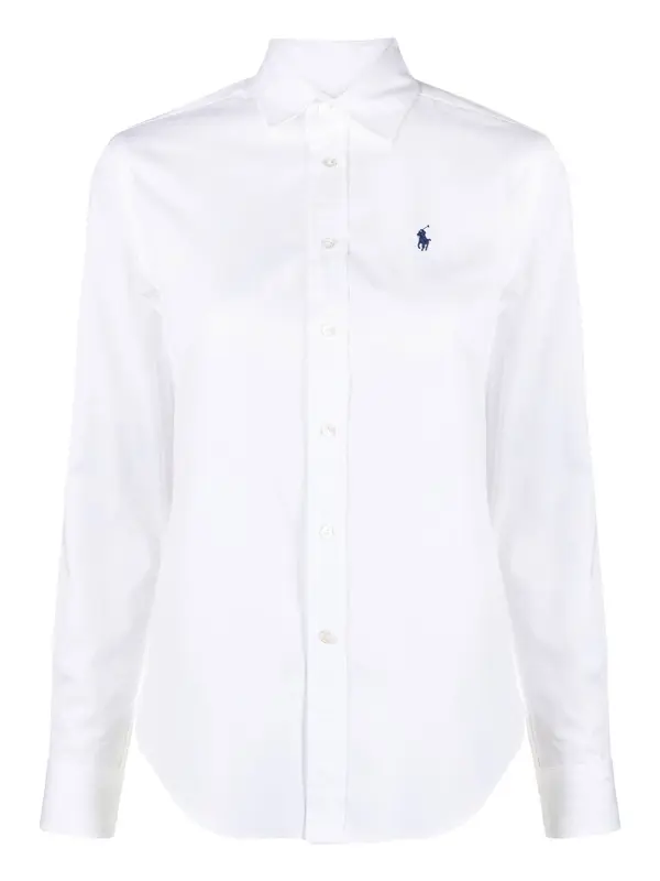 Polo Ralph Lauren Logo-embroidered Shirt - White