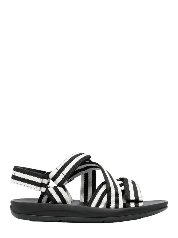 Camper Match Stripe-print Sandals - Black