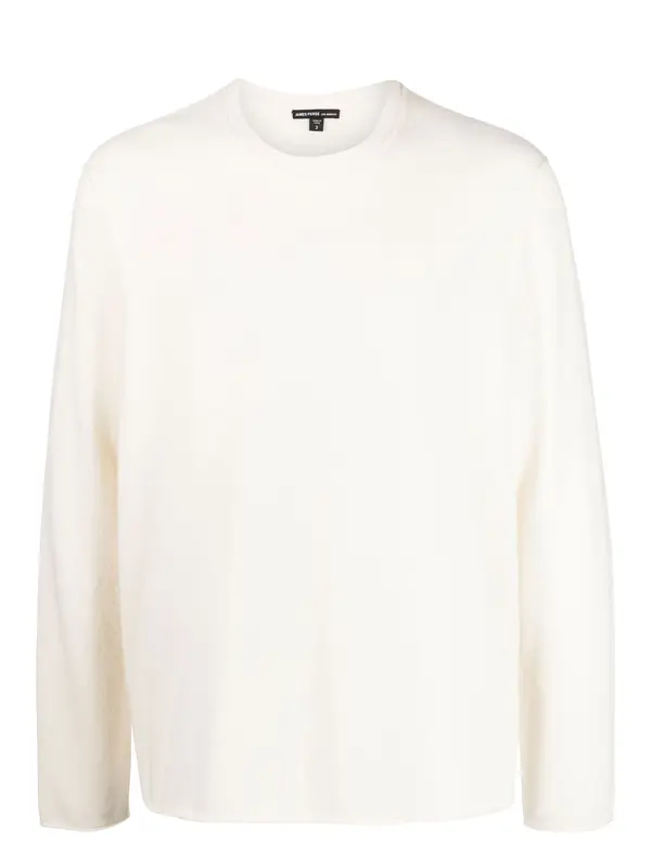 JAMES PERSE Grateful Dead Intarsia Knit Cashmere Jumper - Neutrals