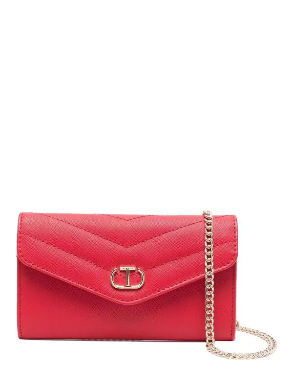 TWINSET Chevron-quilted Crossbody Bag - Red