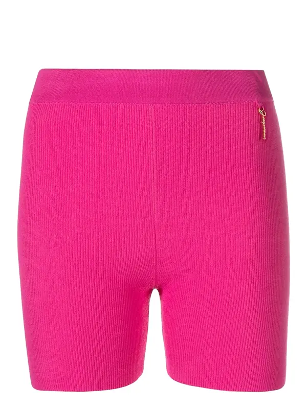 Jacquemus Le Short Pralu Knitted Shorts - Pink