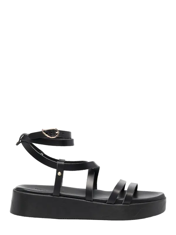 ANCIENT GREEK SANDALS 40mm Aristea Strappy Sandals - Black
