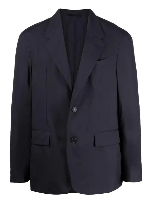 Dunhill Single-breasted Blazer - Blue