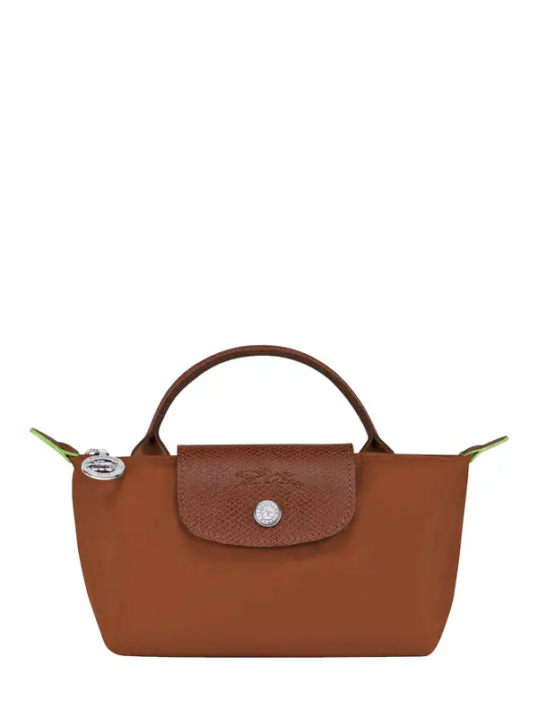 Longchamp Le Pliage Recycled Canvas Cosmetics Case - Cognac