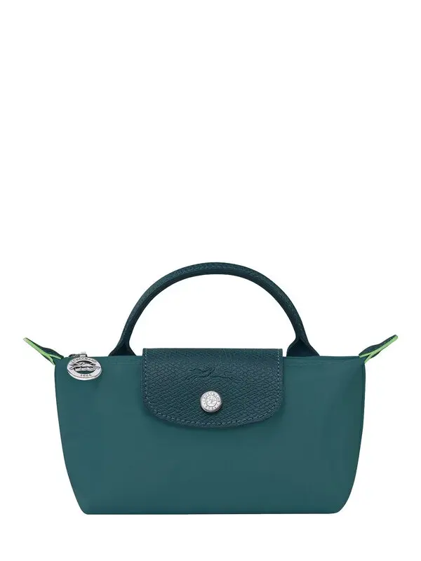 Longchamp Le Pliage Recycled Canvas Cosmetics Case - Teal