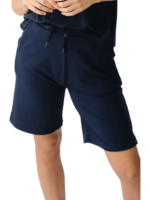 Cozy Earth Ultrasoft Bermuda Pajama Shorts - Navy
