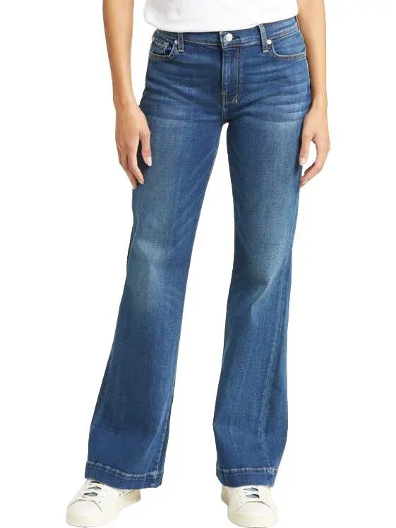 7 For All Mankind B Dojo Tailorless Flare Jeans - Medium Melrose