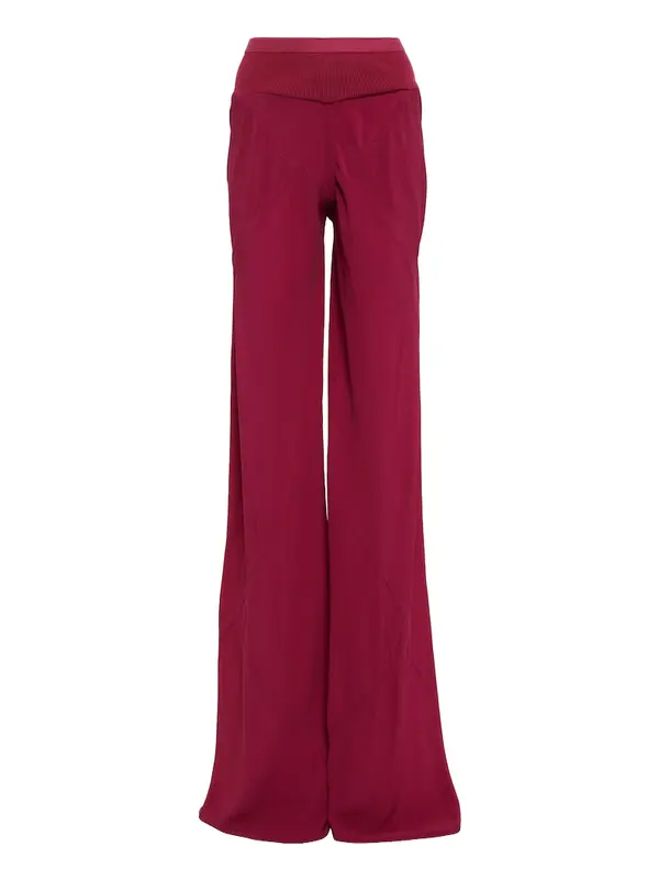 Rick Owens Bias Oversized Wide-leg Pants - Pink