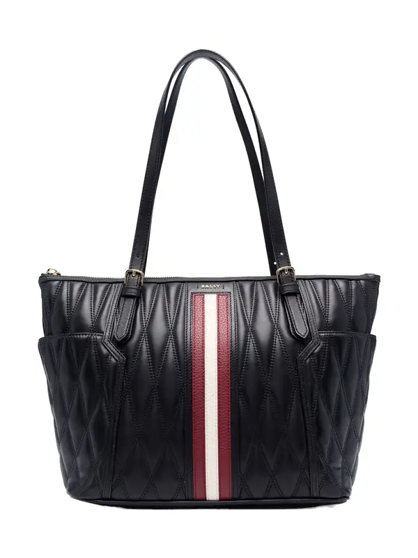 Bally Damirah Quilted Leather Tote Bag - Black