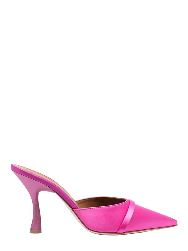 MALONE SOULIERS 95mm Sculpted Heeled Mules - Pink
