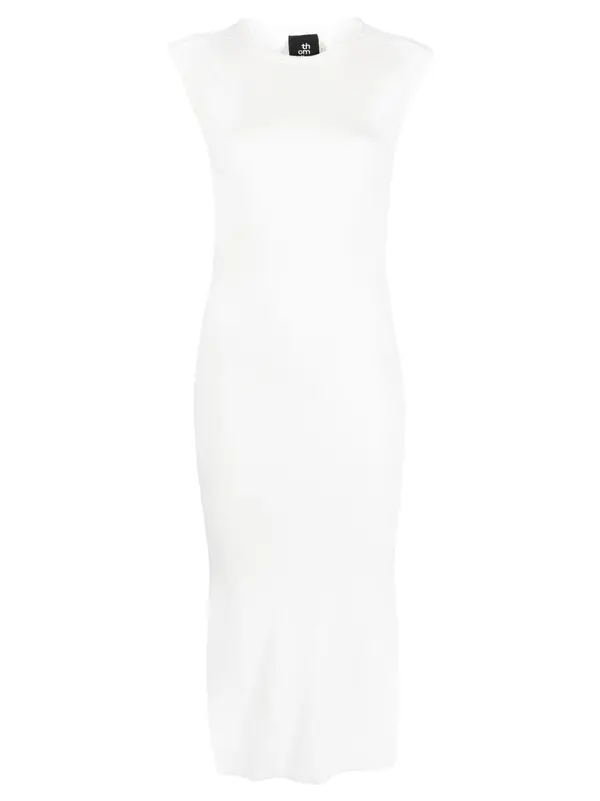 THOM KROM Open-back Midi Dress - White
