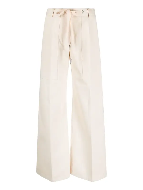 Moncler Wide-leg Trousers - Neutrals