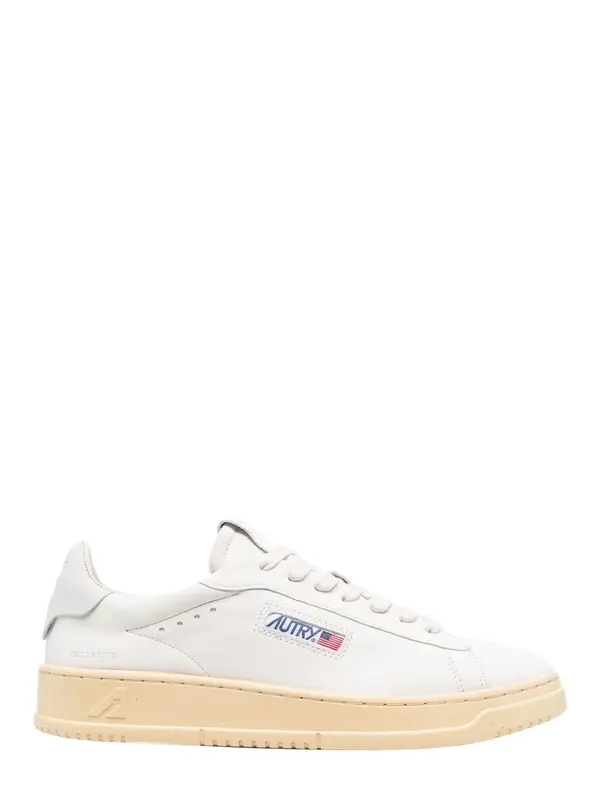 AUTRY Logo-patch Sneakers - Neutrals