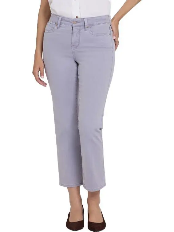 NYDJ Marilyn Straight Leg Ankle Jeans - Vintage Lavender